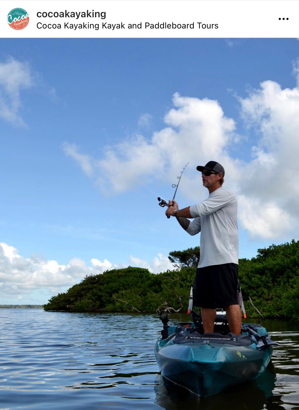 Eco Kayak Fishing Tours With Cocoa Kayaking! | Cocoa Kayaking